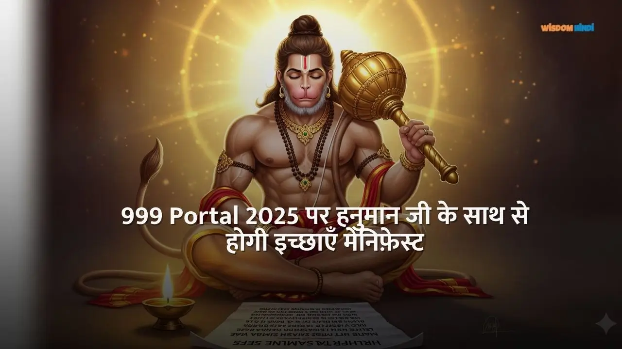 999 Portal 2025 पर हनुमान जी के साथ से होगी इच्छाएँ मेनिफ़ेस्ट