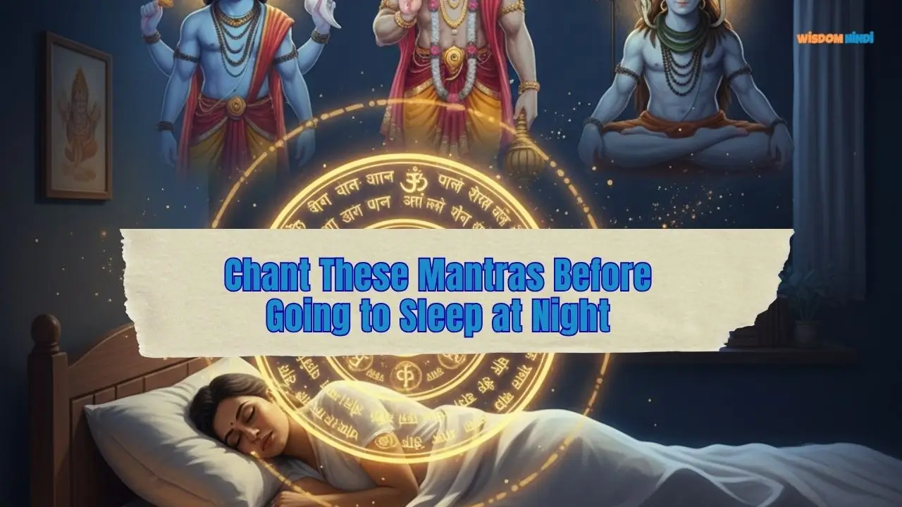 Mantra To Chant Before Sleeping