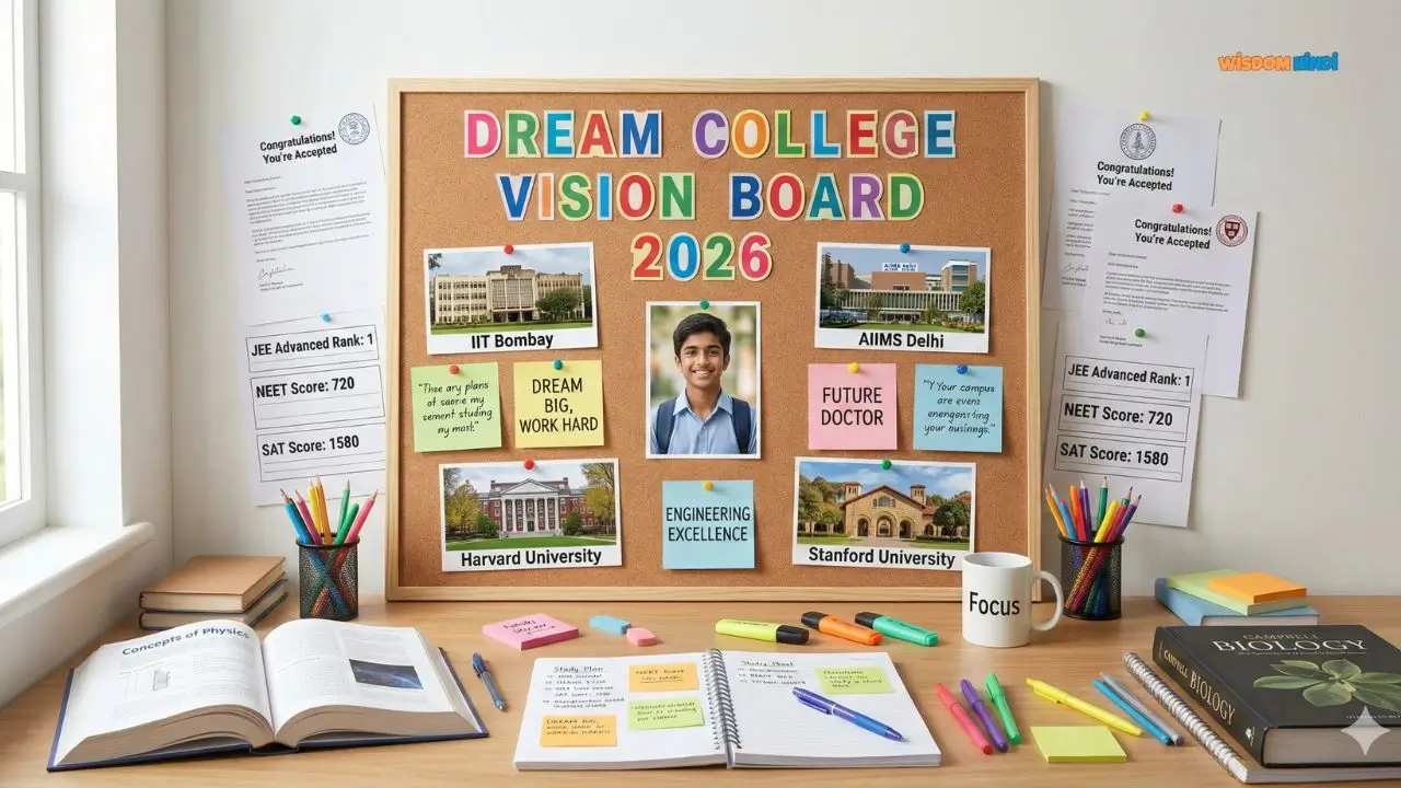 Dream College Vision Board: Dream College Guaranteed! Create 2026 ...